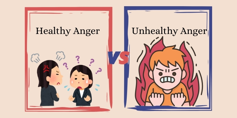 Key Differences Between Healthy Anger vs Unhealthy Anger